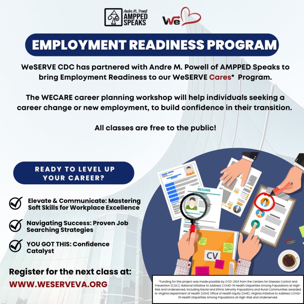 Employment Readiness - Series 3 - WeSERVE CDC, Inc.